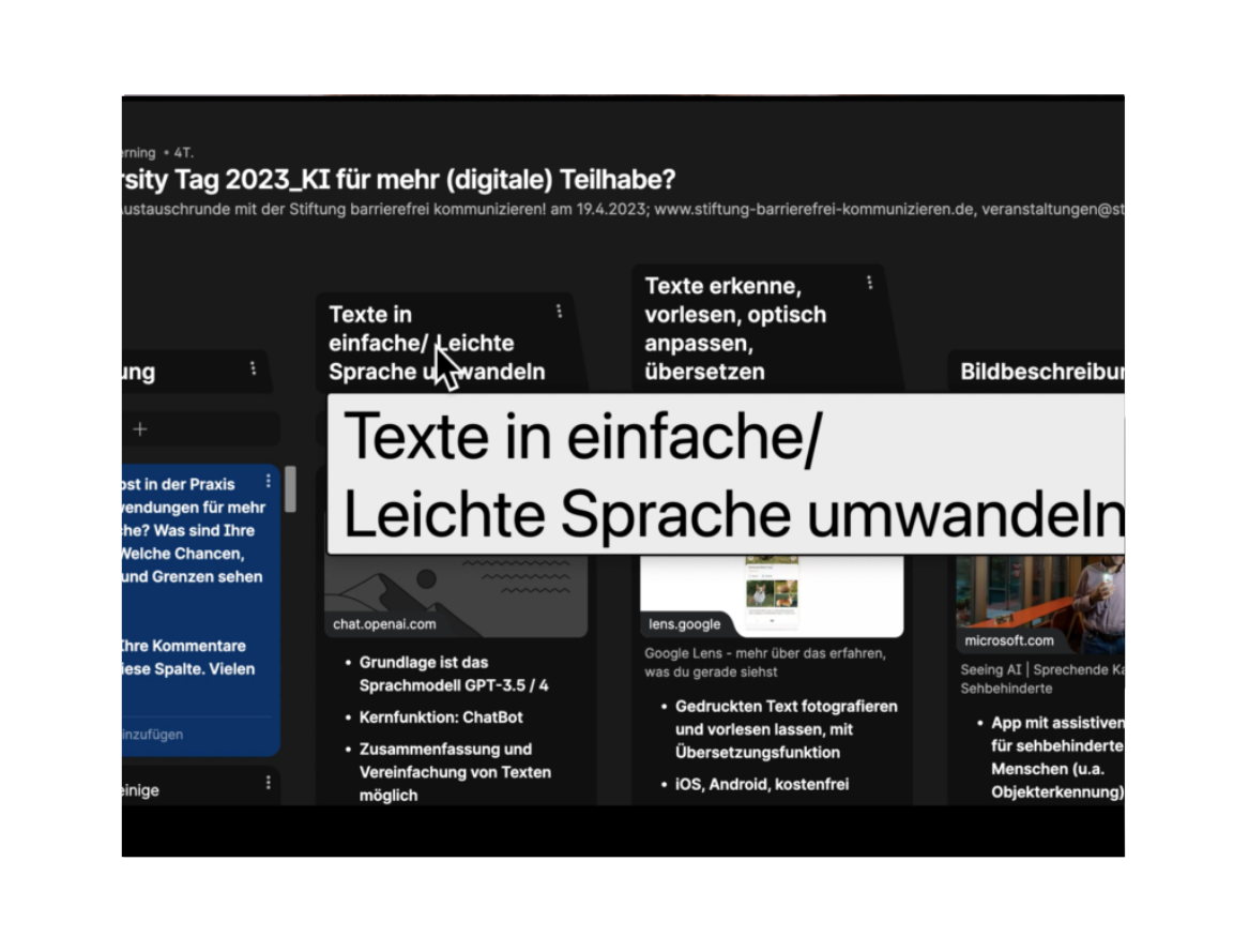 Sag’s einfach – Leichte und Einfache Sprache – deine inklusive Medienarbeit